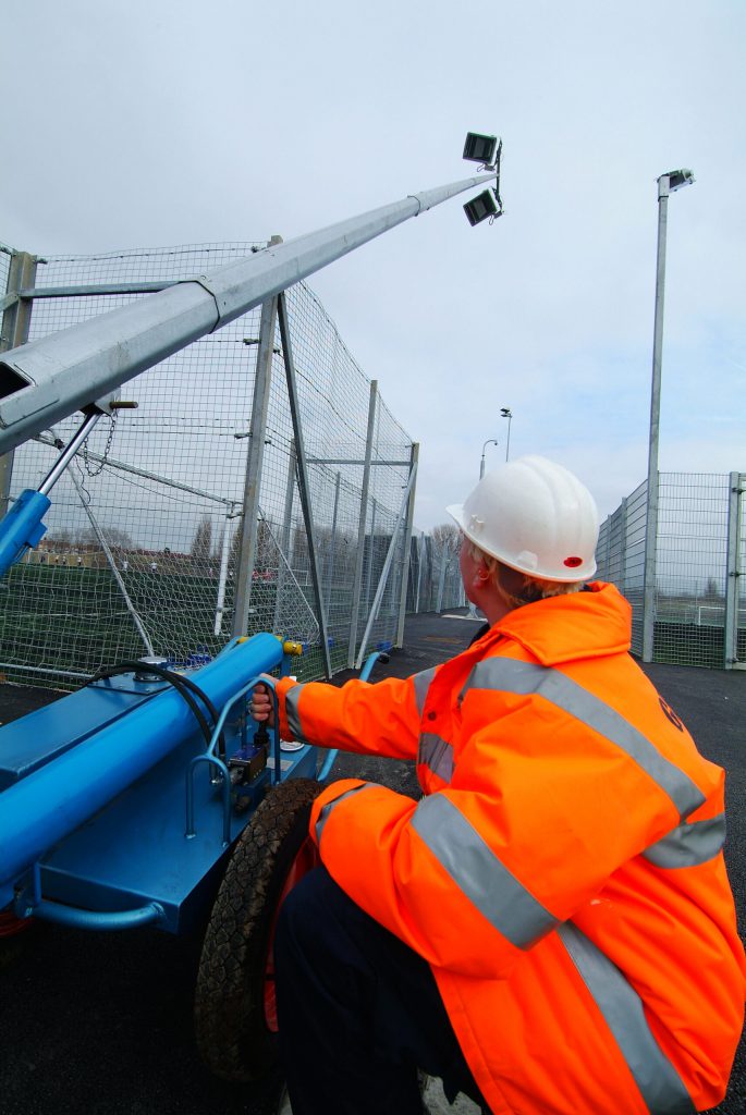 Abacus Lighting Ltd | Base-hinged Masts