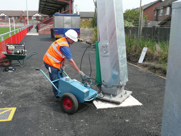 Abacus Lighting Ltd | Base-hinged Masts