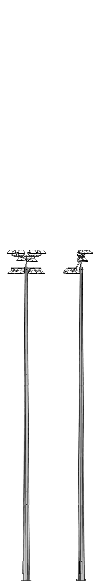 Abacus Lighting Ltd | Stadium Range Fixed Masts