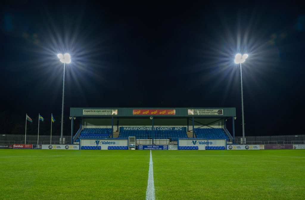 Abacus Lighting Ltd | Case Study: Haverfordwest County AFC